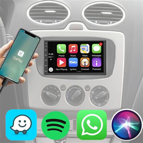 Kit Multimídia Ford Focus 2009 2013 7 Android Auto Carplay Gps Tv Ecarshop