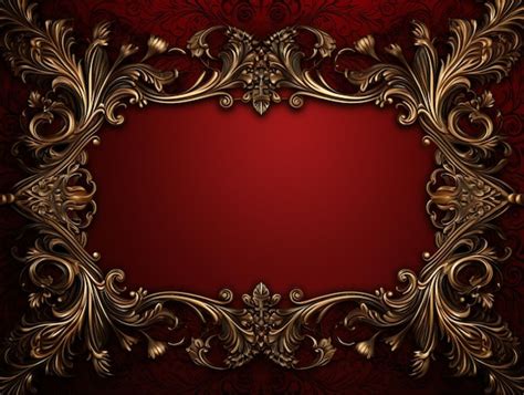 Premium Photo Classic Background Ornamental Frame