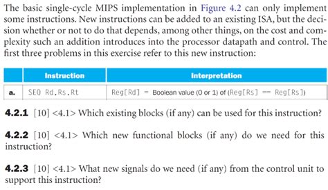 Solved The Basic Single Cycle MIPS Implementation In Figure Chegg