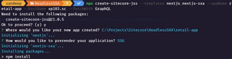 Setup Sitecore Headless Sxa With Next Js Sandeep Pote