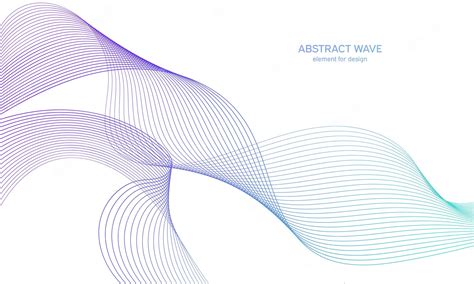Premium Vector Abstract Gradient Background Wave Element For Design
