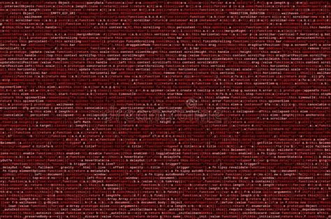 Writing Programming Code On Laptop Digital Binary Data On Computer