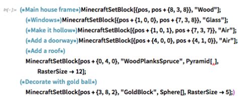 Programming Minecraft On The Raspberry Pi—wolfram Blog