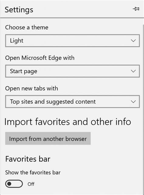 Add Favorites Bar To Microsoft Edge