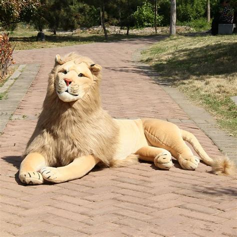 Dorimytrader Large Lion Plush Toy 51 In Brown From Dorimytrader