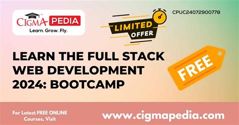 Learn The Full Stack Web Development 2024 Bootcamp Free Udemy Course