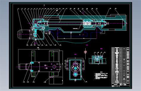 基于cp1h Plc的数控车床伺服进给系统结构与双轴伺服电机逐点插补控制设计课程设计 Autocad 2000 模型图纸下载 懒石网
