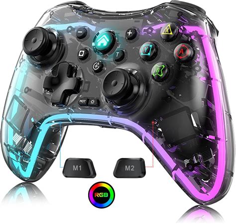 Clear Wireless Switch Controller For Nintendo Switch Oled Lite