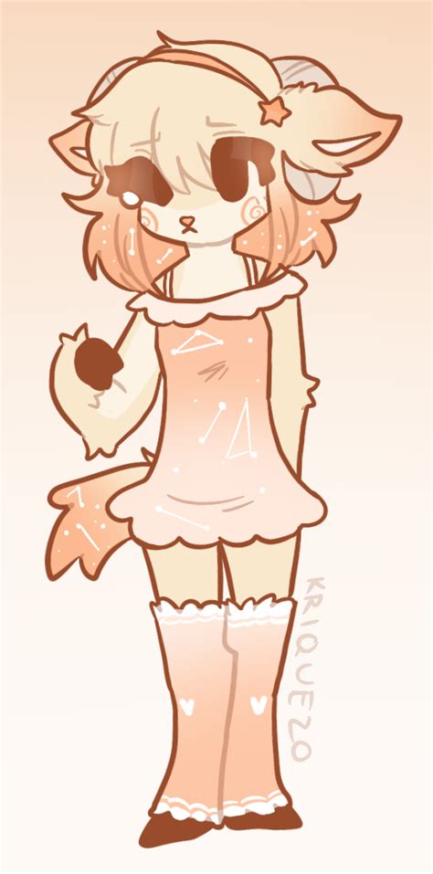 Peachy sky adopt on Toyhouse