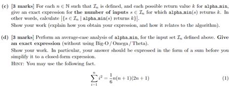 3 8 Marks Average Case Analysis Consider The