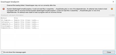 rhino 6 grasshopper crash rhino for windows mcneel forum