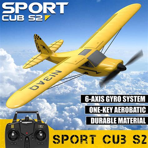 Volantex Sport Cub S2 3ch 400mm Brushed Wgyro Epp Rtf Rc Plane