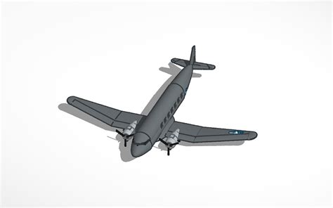 3d Design C 47 Dakota Tinkercad