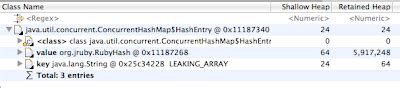 日本語JRuby Eclipse Memory AnalyzerでRubyアプリケーションのメモリリークを検知する