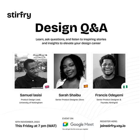 Francis Odeyemi On Linkedin Join Samuel Lasisi Myself And Sarah Shaibu This Friday At The