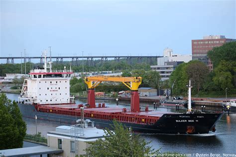 “bulker Bee 11” Passing Rendsburg Kiel Canal 15 May 2022 On Her Way