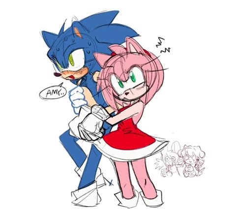 Pin By Elisabethvanilla8💙 On Sonamy Pictures💖💙🤌 Sonic And Amy Sonic
