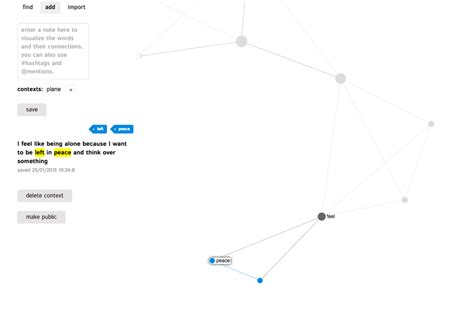 Text Network Visualization For Psychotherapy Nodus Labs Ecological Thinking Through Network