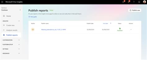 Publish Reports Microsoft Learn