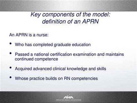 Ppt Consensus Model For Aprn Regulation Licensure Accreditation