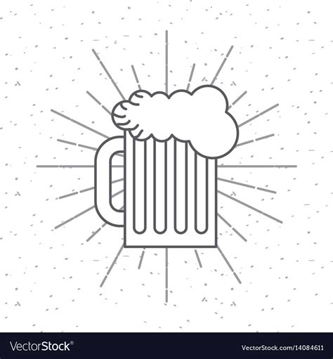 Beer Jar Icon Royalty Free Vector Image Vectorstock
