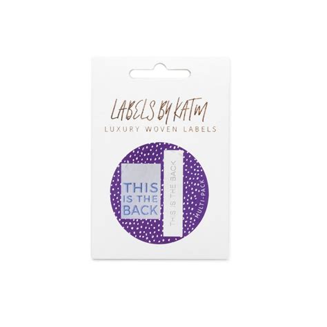 This Is The Back Woven Labels Little Legs Fabrics Sewing Patterns