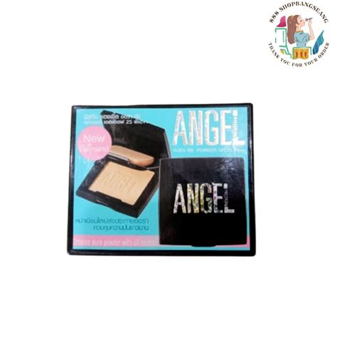 Mistine Angel Aura Bb Powder Spf 25 Pa แป้งพัฟ มิสทีน แองเจิ้ล ออร่า