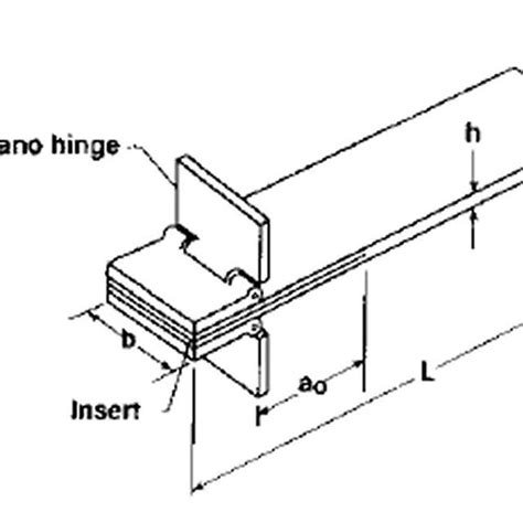 The End Notched Flexure Specimen Mode Ii Download Scientific Diagram