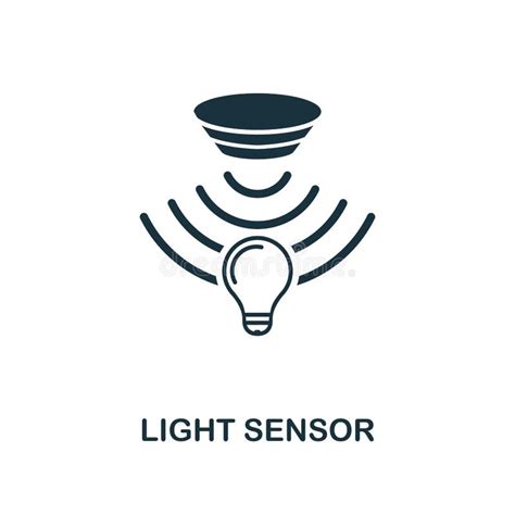 Light Sensor Icon Monochrome Style Design From Sensors Icon Collection