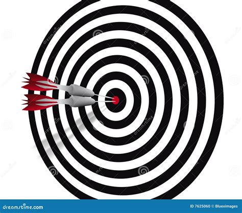Direct hit stock illustration. Illustration of aspiration - 7625060