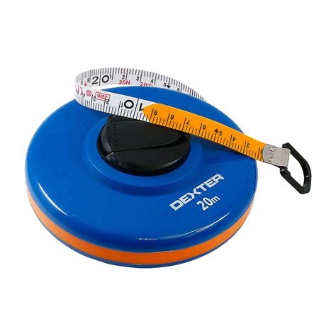 Cinta Métrica 20m X 13mm Dexter Mediciones Precisas Para Proyectos