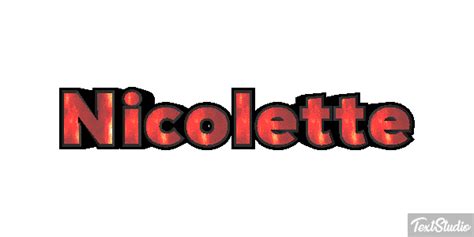 Nicolette Name Animated  Logo Designs