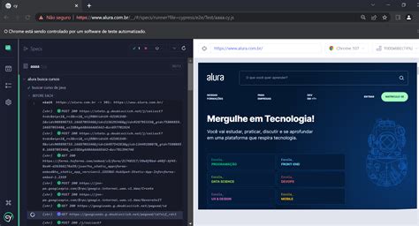 Bug Timed out after waiting ms for your remote page to load Cypress automação de
