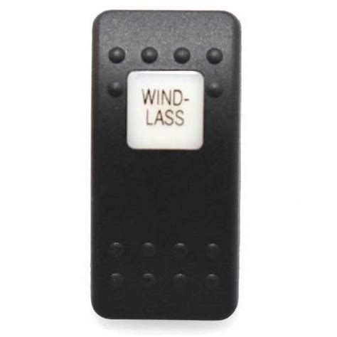 Boat Rocker Switch Cover Windlass Actuator Matte Black