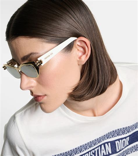 Cdior B3u Cat Eye Sunglasses In Black Dior Eyewear Mytheresa