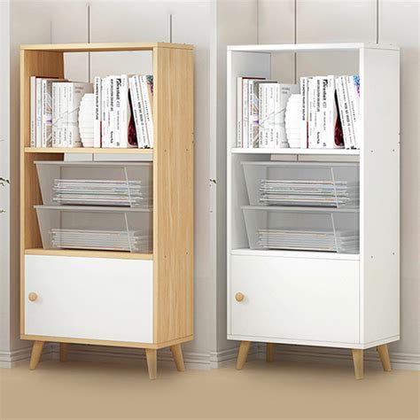 ชั้นวางของพร้อมตู้ ชั้นและตู้วางของอเนกประสงค์ เฟอร์นิเจอร์จัดแต่งบ้าน สไตล์มินิมอล Ysb Center