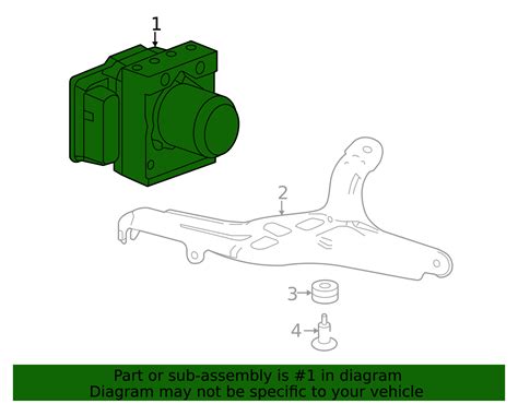 57110 T3w A02 2014 2015 Honda Accord Modulator Assembly Vsa