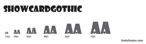 Showcardgothic Font Download For Free Online