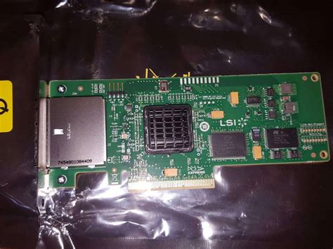 Hba Sata 8 портов контроллер Lsi Logic Sas3801e Sas Dual Port Pci E Host Bus Adapter 2 порта 8