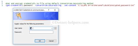 How To Encrypt And Store Passwords Securely In Powershell Powershell