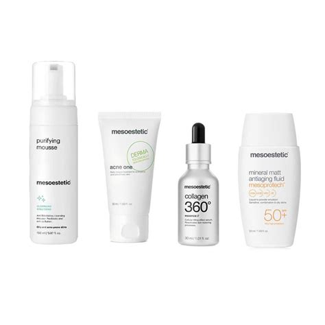 Acne Management Skin Kit Mesoestetic Collection The Clinic Room Theclinicroom