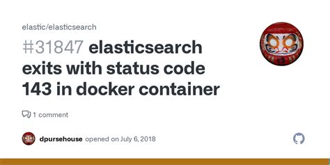 Elasticsearch Exits With Status Code In Docker Container Issue Elastic