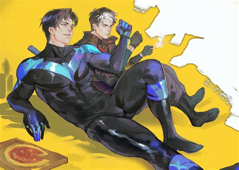 Dick Grayson Jason Todd Nightwing And Red Hood Dc Comics And 1 More