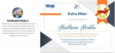 Grateful Teamwork Recognition Winjit Proudmoment Alwayslearning Shubham Shukla 14 Comments