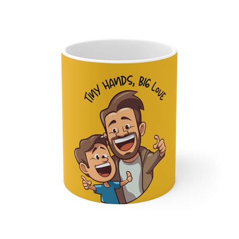 Tiny Hands Big Love Mug Dads Love Mug Little Princess Mug Mug For