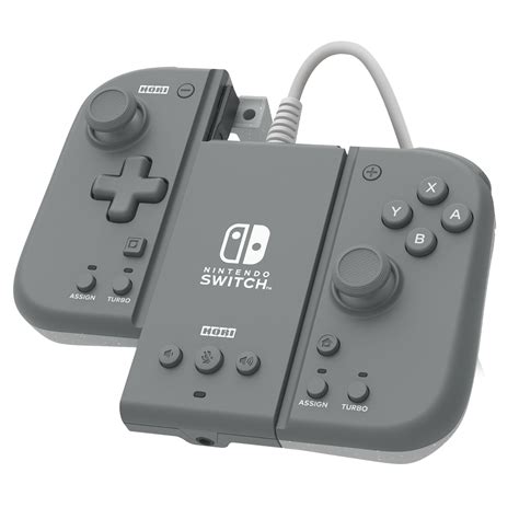 Hori Split Pad Compact Attachment Set Slate Gray For