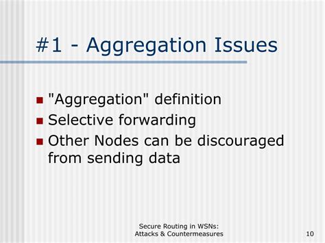 Ppt Secure Routing In Wsns Attacks And Countermeasures Powerpoint