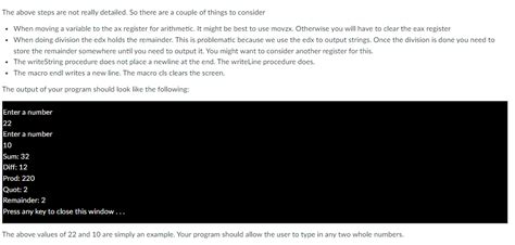 Solved Code In Asembly Language And Provide Comments For Chegg