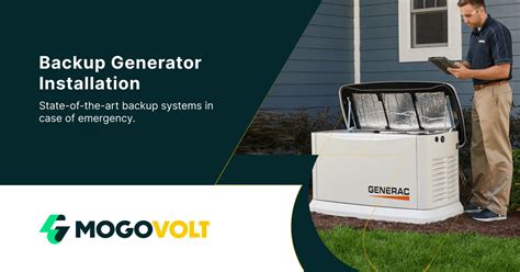 Backup Generator Installation In Seattle Wa Mogovolt