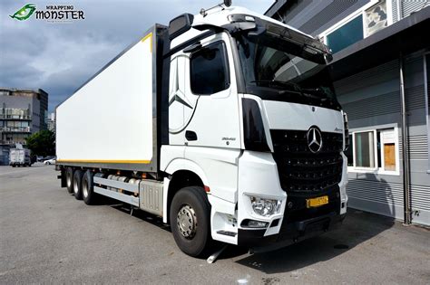 부분랩핑 벤츠 악트로스 유광무광 카본 부분랩핑 시공~ 랩핑몬스터